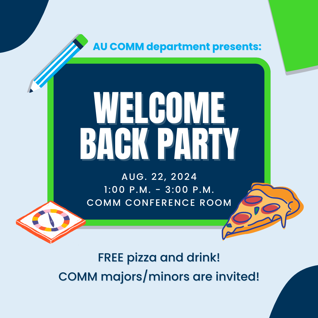 Communication Dept. to have Welcome Back Party on Aug. 22 – Campus Insider