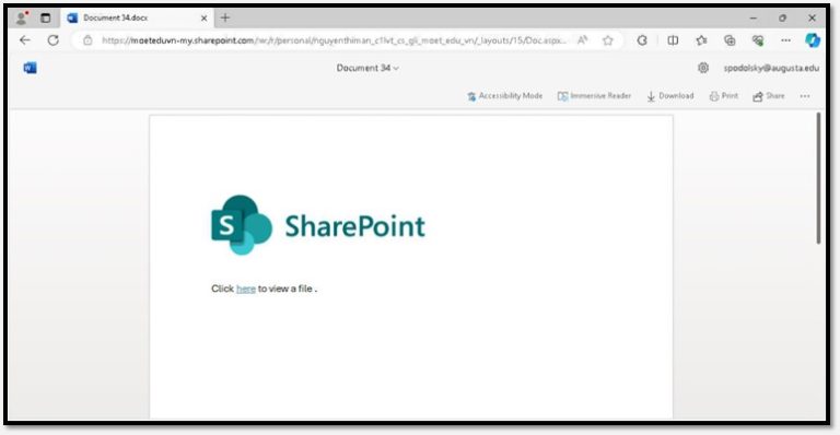 Beware of SharePoint Phishing Attacks – Campus Insider
